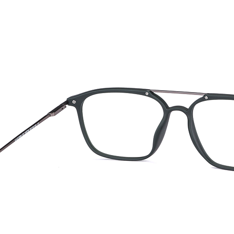 Buy Matte Green Gunmetal Green Full Rim Square Lenskart Air fusion LA ...