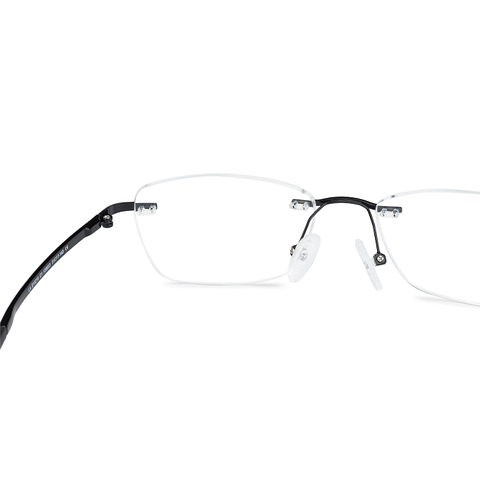 Buy Black Rimless Rectangle Lenskart Air Flex LA E13216-C1 Eyeglasses ...