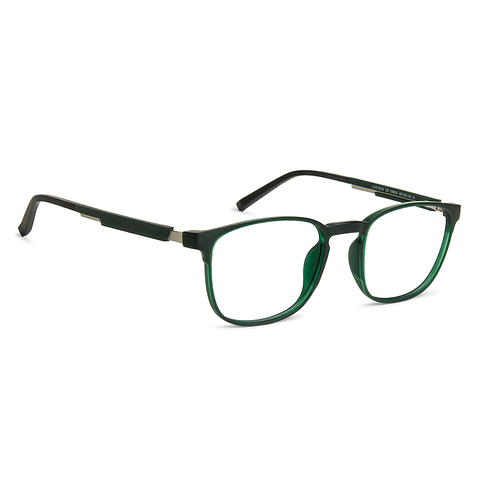 Green Silver Black Full Rim Square Lenskart Air LA Air Essentials LA ...