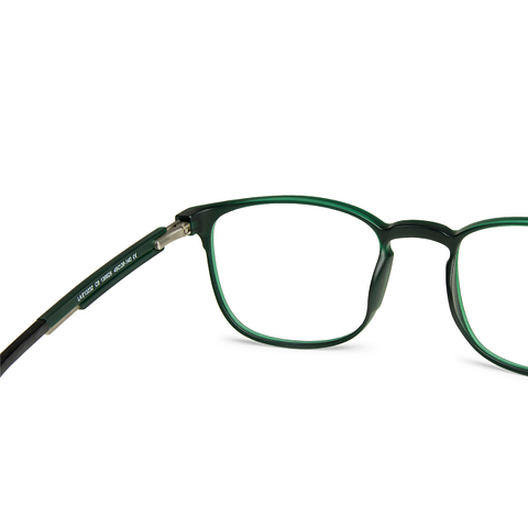 Green Silver Black Full Rim Square Lenskart Air LA Air Essentials LA ...
