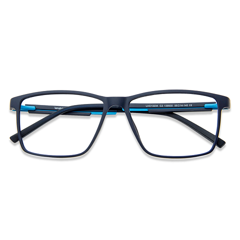 Blue Sky Blue Full Rim Square Lenskart Air Essentials LA E13234-C2 ...