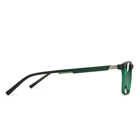 Green Black Full Rim Square Lenskart Air Essentials LA E13234-C5 Eyeglasses