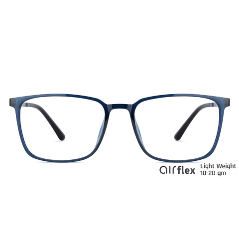 Buy Lenskart Air Blue Ultem Square Spectacles Online || Lenskart ...