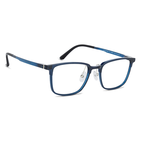 Buy Lenskart Air Blue Ultem Square Spectacles Online || Lenskart ...