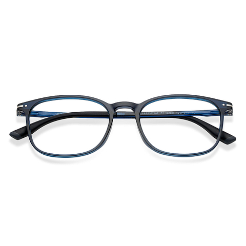 Buy Lenskart Air Blue Ultem Rectangle Spectacles Online || Lenskart ...