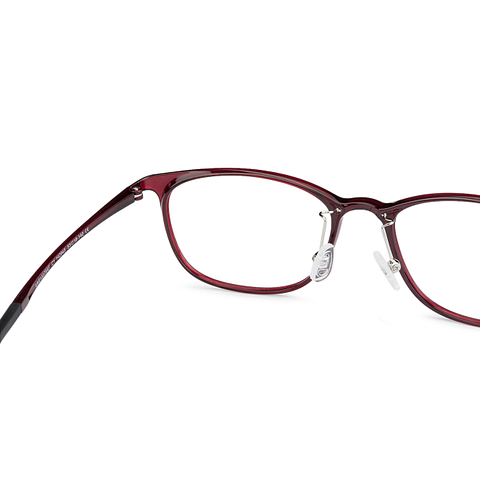 Buy Lenskart Air Red Ultem Rectangle Spectacles Online || Lenskart ...