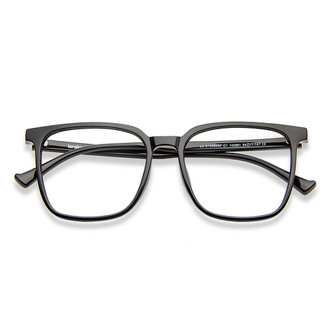 Buy Lenskart Air Black TR90 Square Spectacles Online || Lenskart ...
