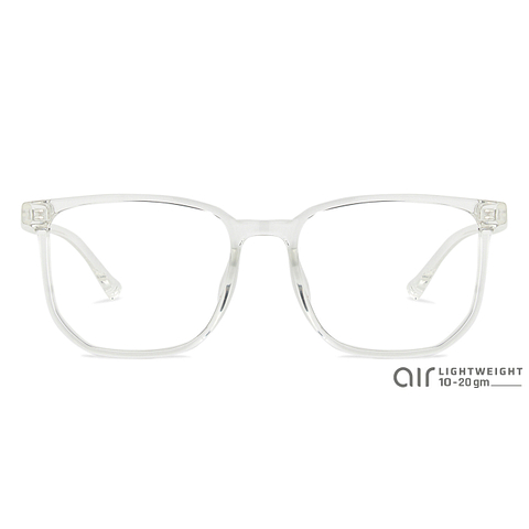 Buy Transparent Full Rim Square Lenskart SG Essentials LA E13385AF-C2 ...