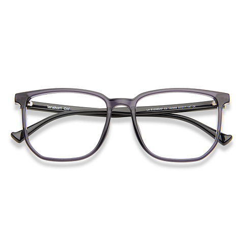 Buy Lenskart Air Grey TR90 Square Spectacles Online || Lenskart ...