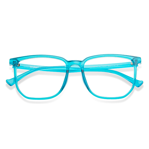 Buy Lenskart Air Blue TR90 Square Spectacles Online || Lenskart ...