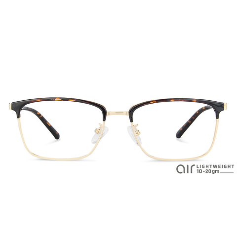 Buy Lenskart Air Gold TR90 Rectangle Spectacles Online || Lenskart ...