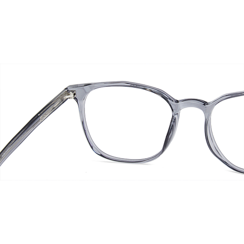 Buy Grey Transparent Full Rim Square Lenskart SG Essentials C2 ...