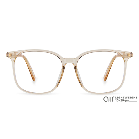 Buy Brown Transparent Full Rim Square Lenskart SG Essentials C1 ...