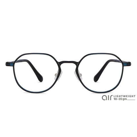 Buy Lenskart Air Blue Ultem Round Spectacles Online || Lenskart ...