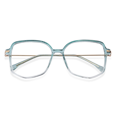 Buy Lenskart Air Blue TR90 Hexagonal Spectacles Online || Lenskart ...