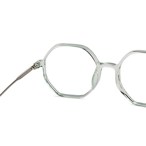 Buy Lenskart Air Green TR90 Hexagonal Spectacles Online || Lenskart ...