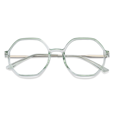Buy Lenskart Air Green TR90 Hexagonal Spectacles Online || Lenskart ...
