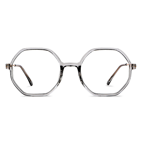Buy Lenskart Air Grey TR90 Hexagonal Spectacles Online || Lenskart ...