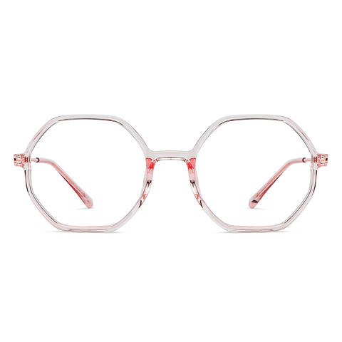 Buy Lenskart Air Pink TR90 Hexagonal Spectacles Online || Lenskart ...