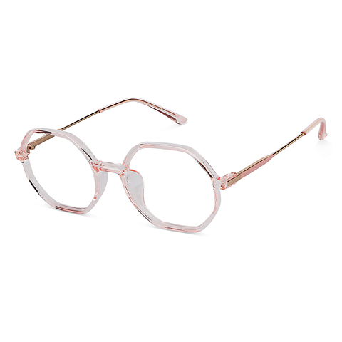 Buy Lenskart Air Pink TR90 Hexagonal Spectacles Online || Lenskart ...
