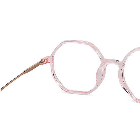 Buy Lenskart Air Pink TR90 Hexagonal Spectacles Online || Lenskart ...