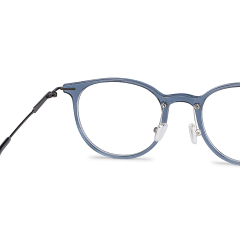Buy Lenskart Air Blue TR90 Round Spectacles Online || Lenskart ...