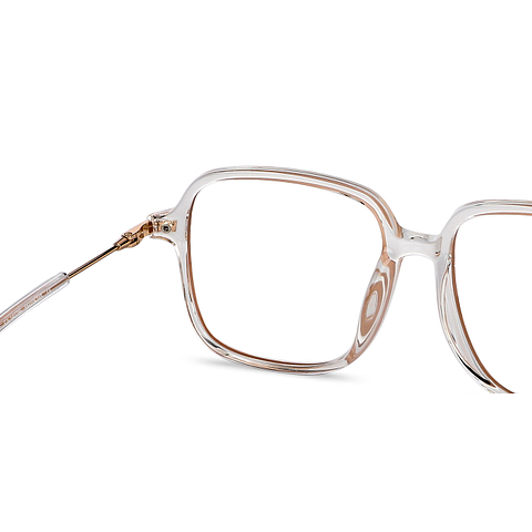 Buy Lenskart Air Cream TR90 Square Spectacles Online || Lenskart ...