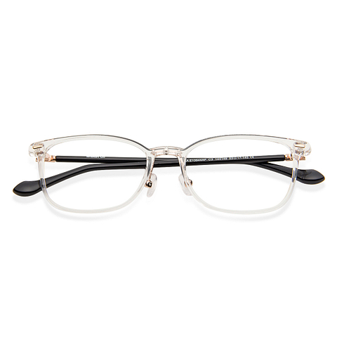 Buy Transparent Black Full Rim Rectangle Lenskart SG Essentials LA ...