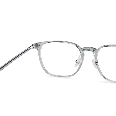 Buy Grey Transparent Full Rim Square Lenskart SG Essentials LA E13545AF ...