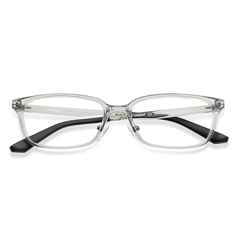 Buy Grey Transparent Black Full Rim Rectangle Lenskart SG Essentials LA ...