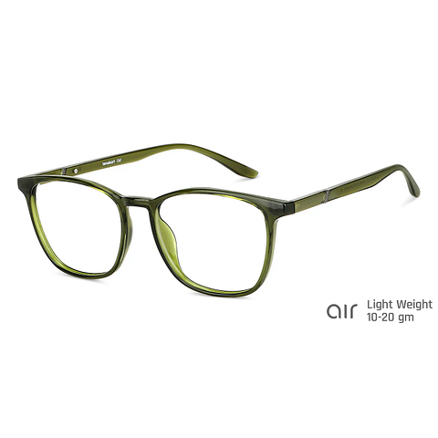 Green Full Rim Square Lenskart Air Classic LA E13908-C2 Eyeglasses ...