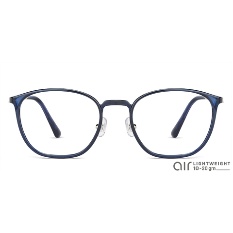 Buy Blue Gunmetal Blue Full Rim Square Lenskart SG Essentials LA ...