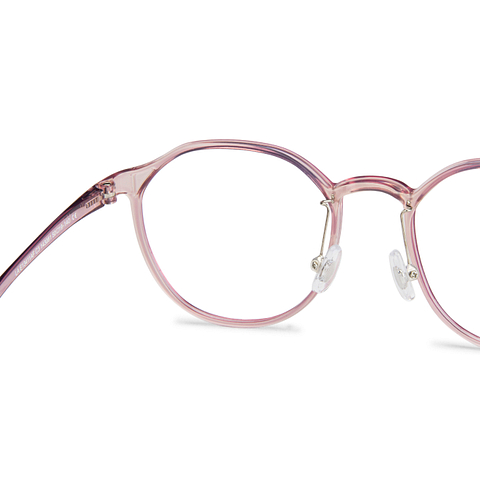 Buy Transparent Pink Full Rim Round Lenskart Air SG Flex LA E13411AF-C3 ...