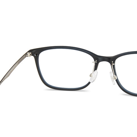 Buy Lenskart Air Blue Ultem Rectangle Spectacles Online || Lenskart ...