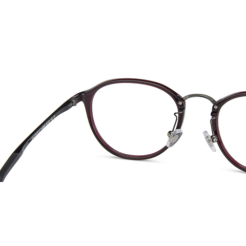 Buy Lenskart Air Maroon Ultem Round Spectacles Online || Lenskart ...