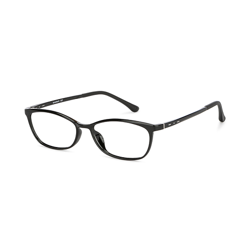 Buy Black Full Rim Cat Eye Lenskart Air Flex LA E11487 C5 Eyeglasses at ...