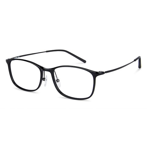 Buy Blue Block Screen Glasses: Black Full Rim Rectangle Lenskart BLU ...