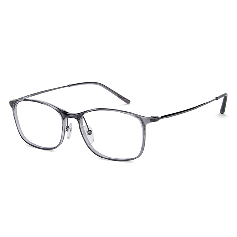 Buy Blue Block Screen Glasses: Transparent Grey Gunmetal Full Rim ...