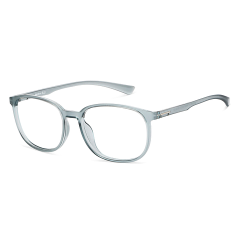 Buy Blue Block Zero Power Screen Glasses : Grey Transparent Full Rim ...
