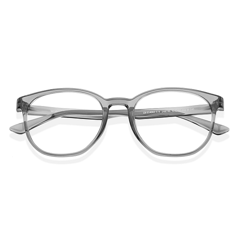 Buy Blue Block Zero Power Screen Glasses : Grey Transparent Grey Full ...