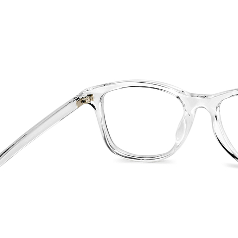 Buy Blue Block Screen Glasses: Transparent Full Rim Square Lenskart BLU ...