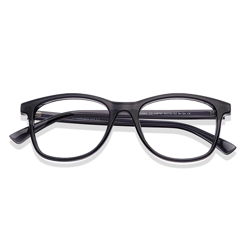 Buy Blue Block Screen Glasses: Grey Full Rim Square Lenskart BLU LB ...