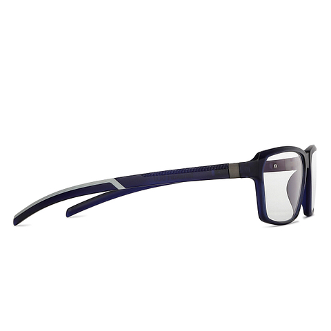 Buy Blue Block Screen Glasses: Blue Grey Full Rim Rectangle Lenskart ...