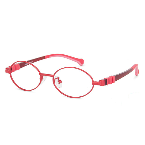 Buy Kids Glasses: Red Maroon Red Full Rim Round Kids 8-12 yrs Lenskart ...