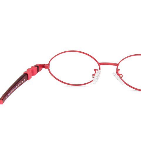 Buy Kids Glasses: Red Maroon Red Full Rim Round Kids 8-12 yrs Lenskart ...