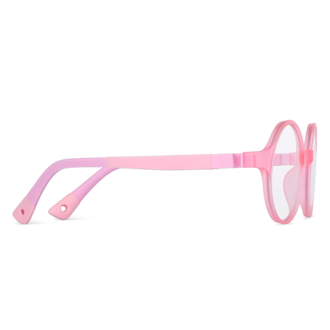 Buy Blue-Block Kids Computer Glasses: Matte Pink Transparent Pink ...