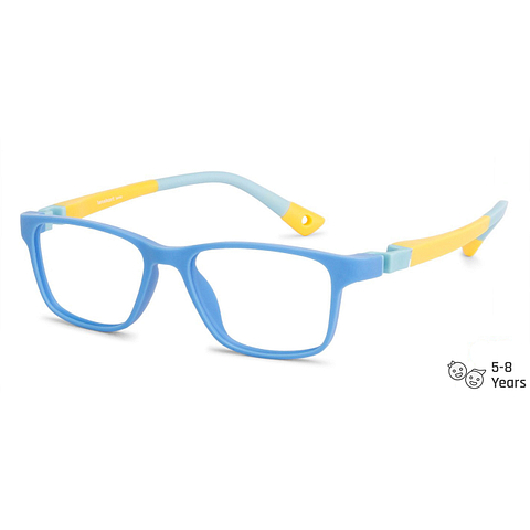 Buy Hooper Blue TR90 Rectangle Spectacles Online || Lenskart Singapore ...
