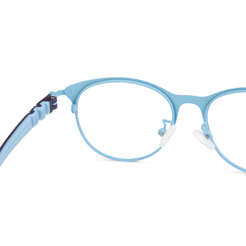 Buy Kids Glasses: Blue Sky Blue Full Rim Cat Eye Kids 8-12 yrs Lenskart ...