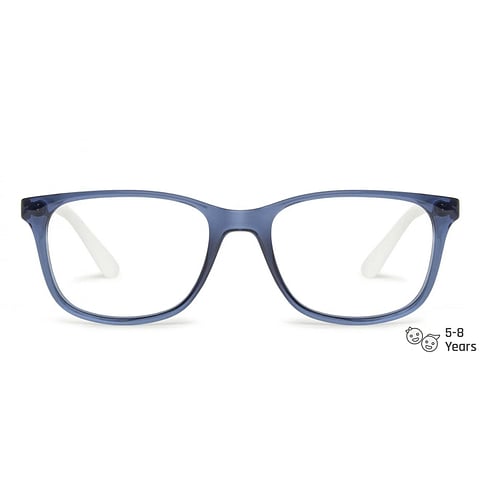 Buy Hooper Blue TR90 Rectangle Spectacles Online || Lenskart Singapore ...
