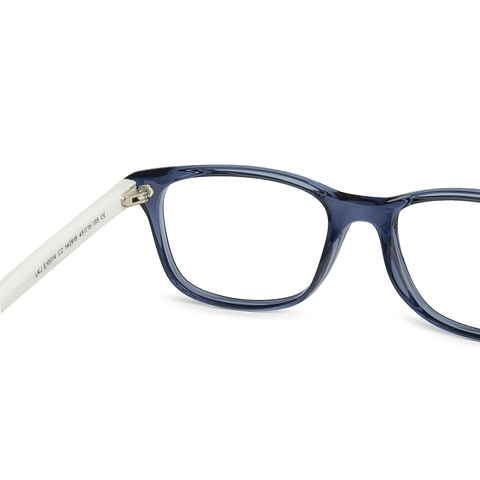 Buy Hooper Blue TR90 Rectangle Spectacles Online || Lenskart Singapore ...